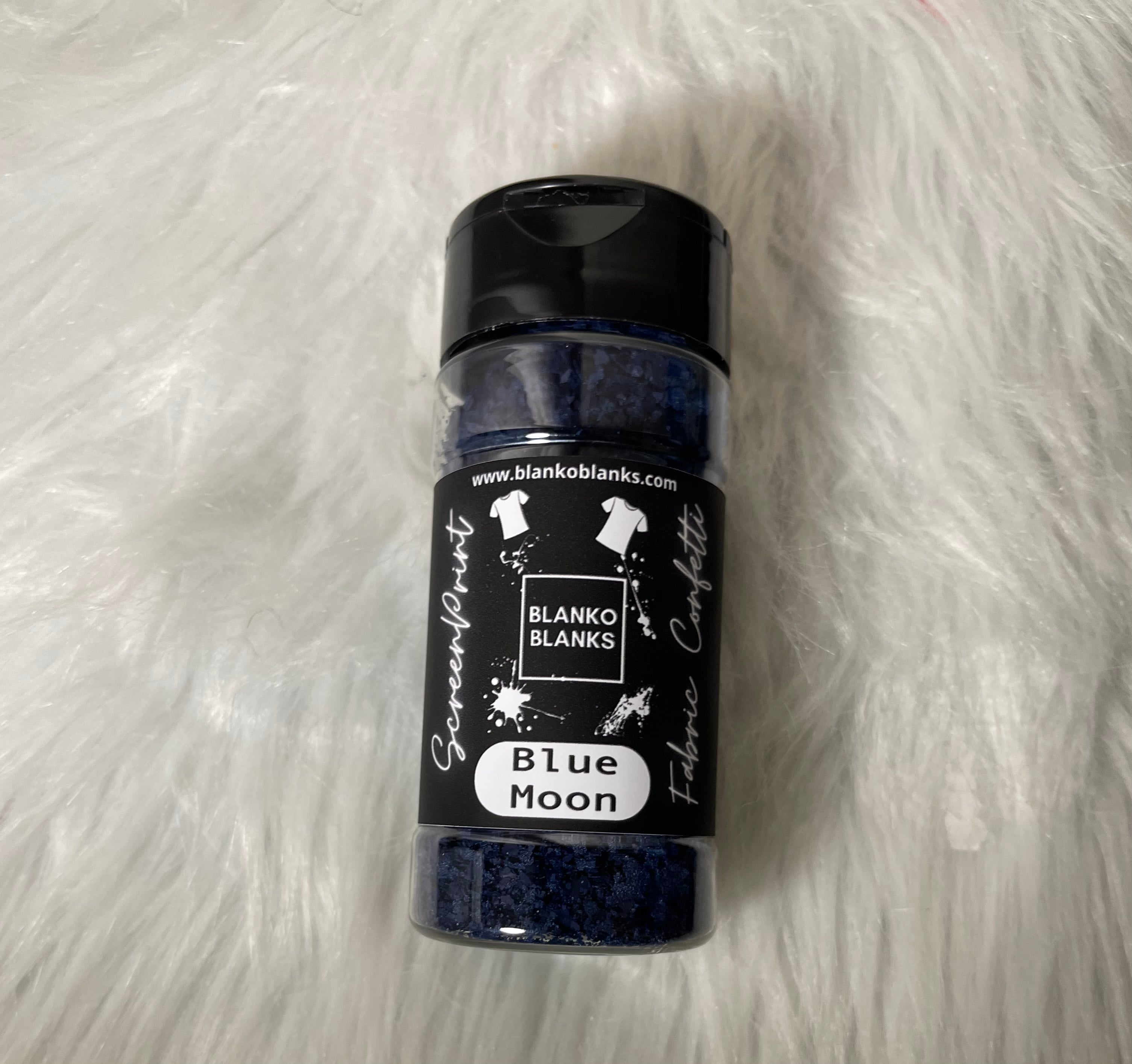 4oz Blue Moon Navy Screen Print Confetti – BLANKO BLANKS